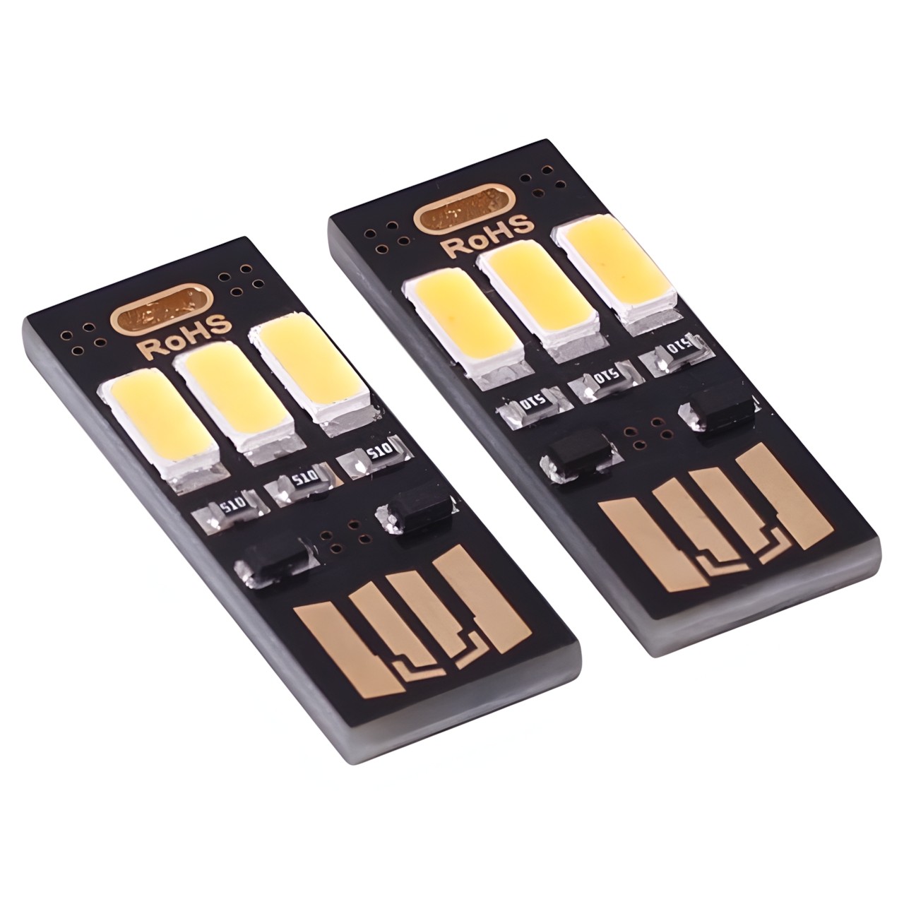 Ultra Thin Mini USB White 3 LED Portable Pocket USB 0.5W - MODDIY
