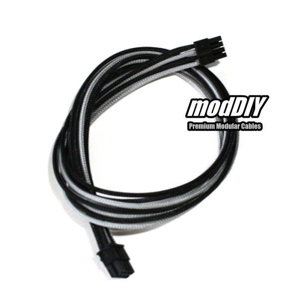Single Sleeved PSU Modular Cables Set Black Grey for Seasonic - MODDIY
