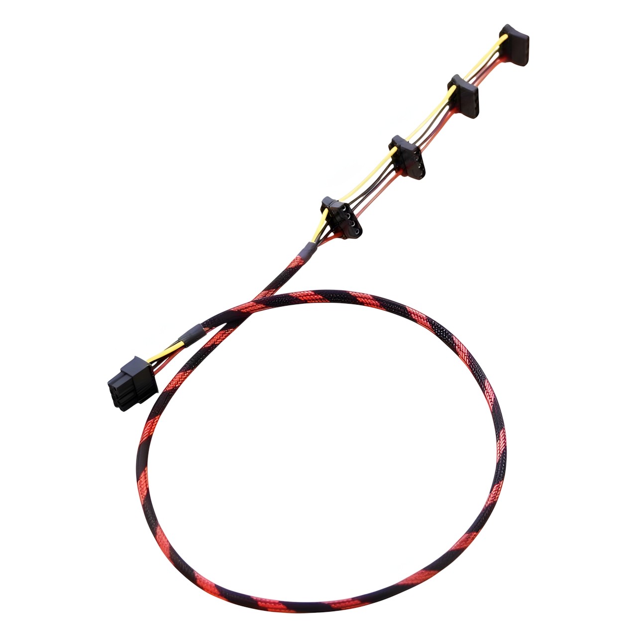 Premium Custom Sleeved 4 x Molex Integrated Modular Cable for ...