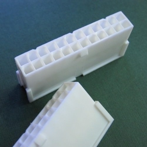 ATX Main Power 24 Pin Male Connector Housing White - MODDIY