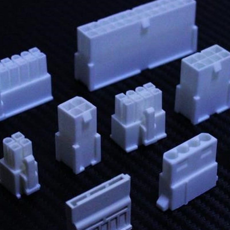 Power Supply White Connectors Set 9pcs - MODDIY