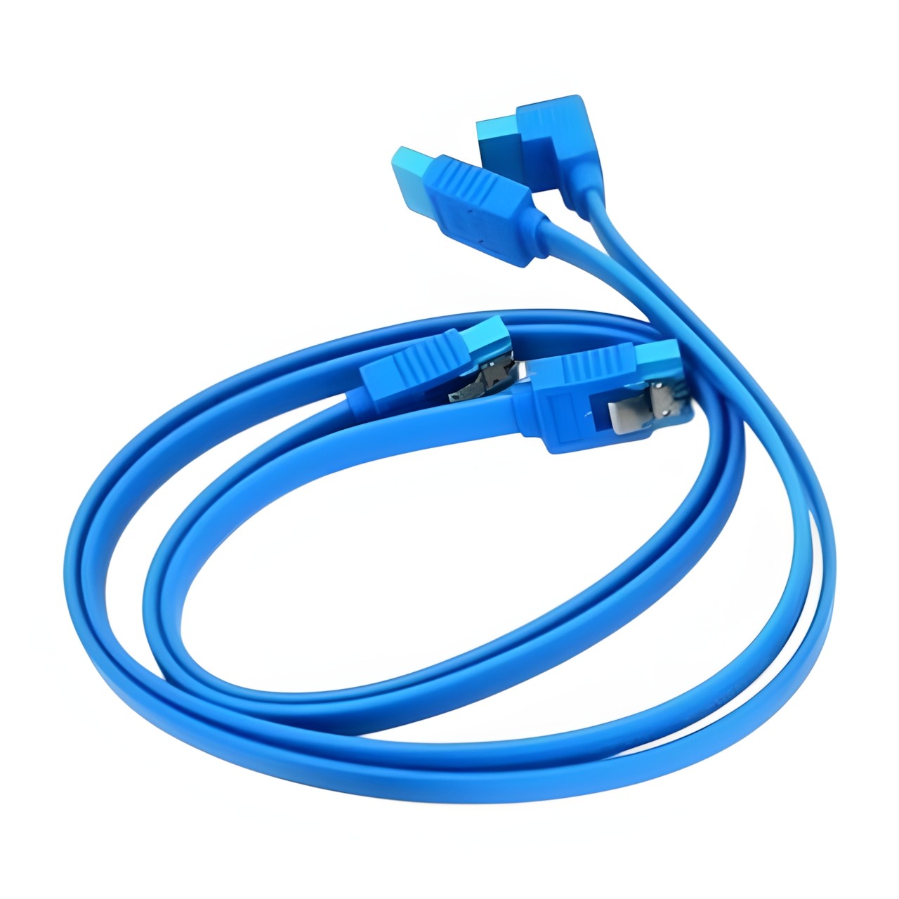 High Quality Light Blue SATA Cable 46cm - MODDIY