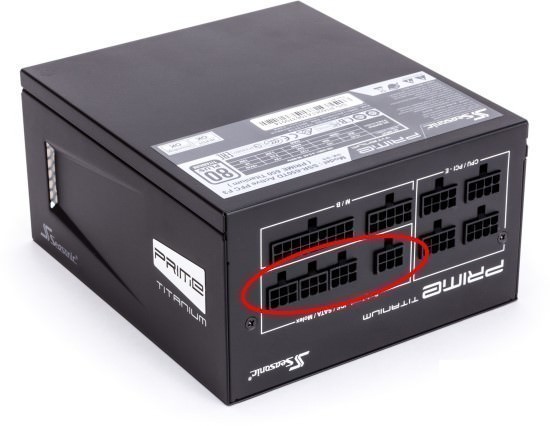 PSU 6 Pin to 6 Pin PCIE Modular Cable 60cm for Seasonic Prime - MODDIY