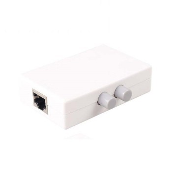 2 Ports CAT6 Network Switch Splitter Selector Hub - MODDIY