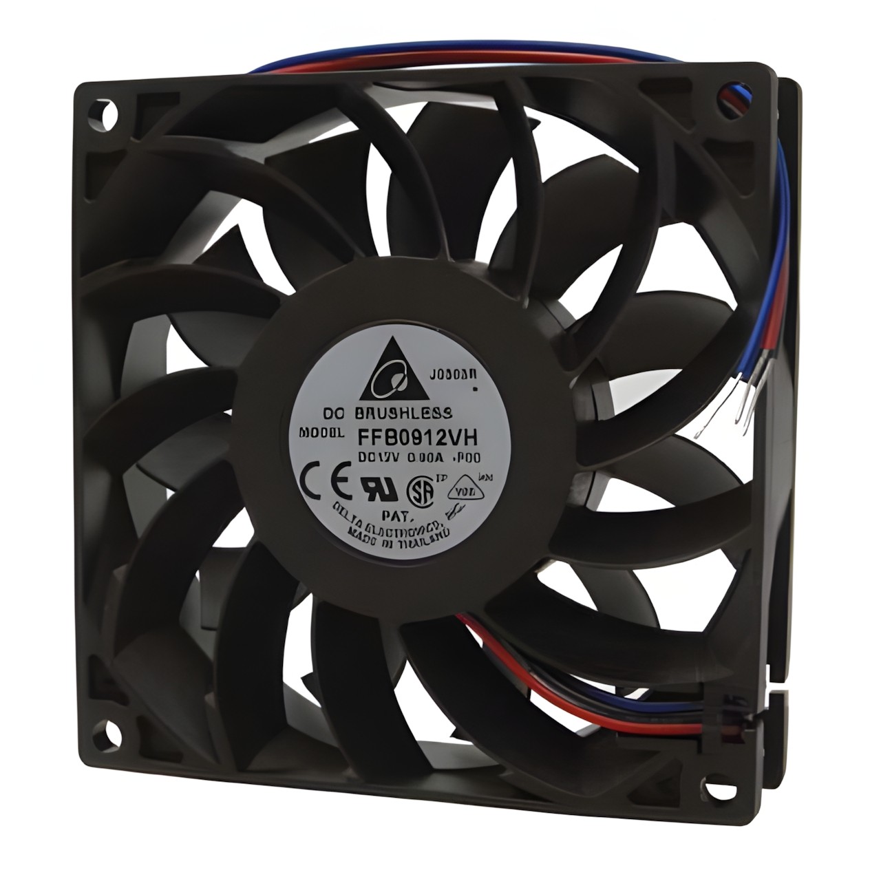 Delta 9225 92mm 3 Wire 3700RPM Ball Bearing Fan - MODDIY
