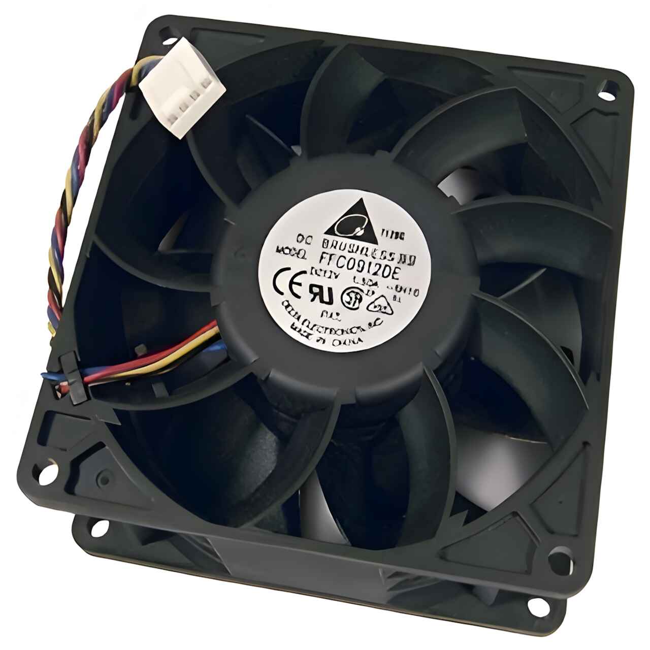Delta DC Brushless Fan FFC0912DE 9038 90mm 4 Pin PWM Cooling Fan - MODDIY