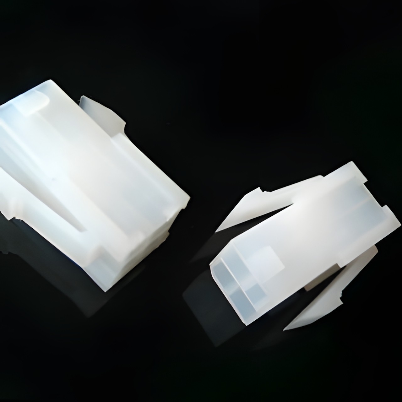 4 Pin Motherboard Power Male Connector Transparent White - MODDIY