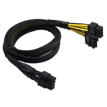 GPU 8 Pin to Dual 8 Pin PCIE Power Cable for Dell PowerEdge R530 R720 ...