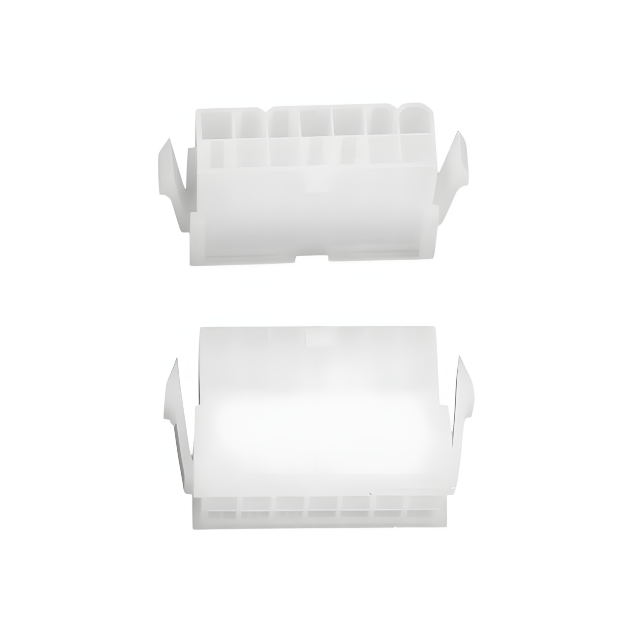 14 Pin Modular Power Supply Server Male Connector with Pins White - MODDIY