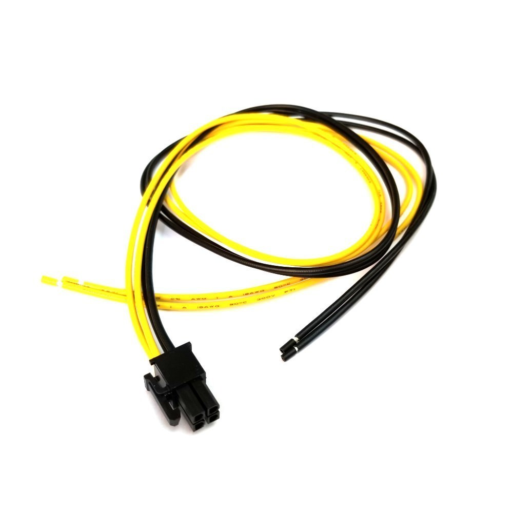 ATX 4 Pin EPS Power Connector Female to Bare Wire Open End 50cm - MODDIY