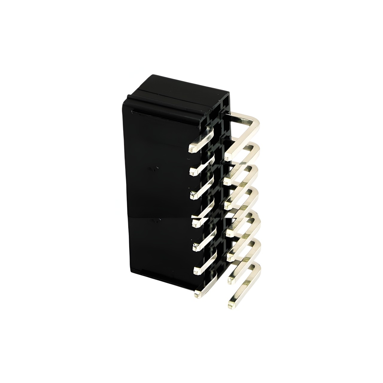 14 Pin ATX Power Male Header Connector 90 Degree Angled Black - MODDIY
