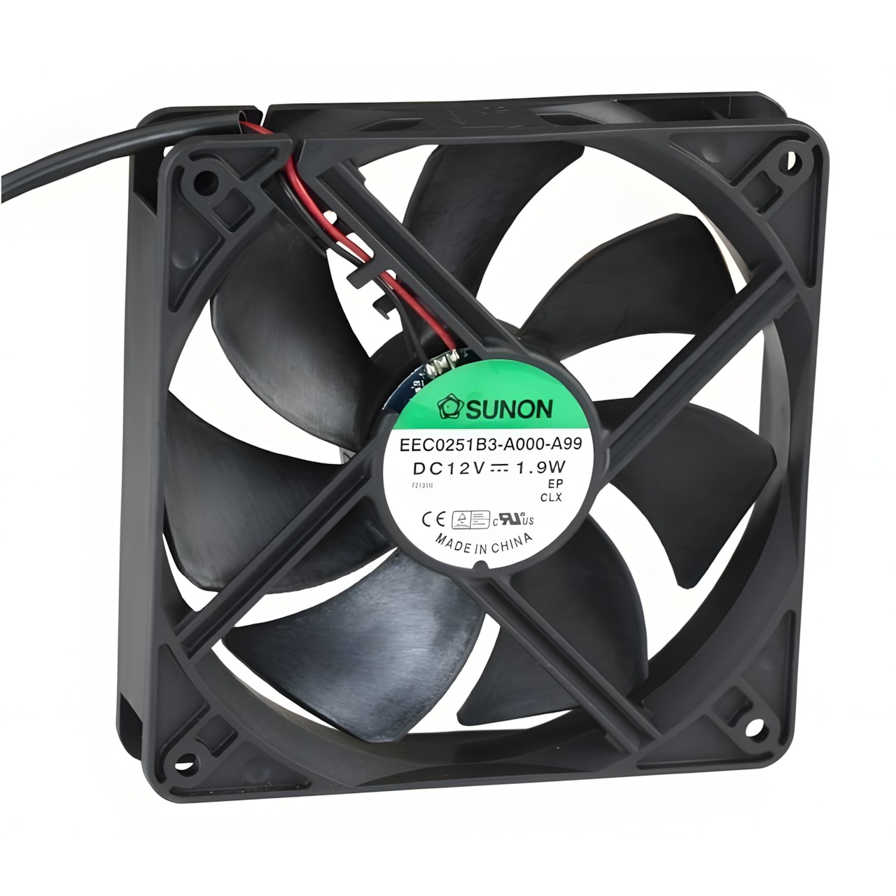 Sunon 12025 120mm 12V 1.9W Cooling Fan EEC0251B3 - MODDIY