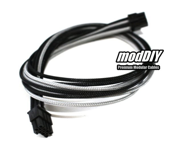 Single Sleeved PSU Modular Cables Set Black Grey for Seasonic - MODDIY